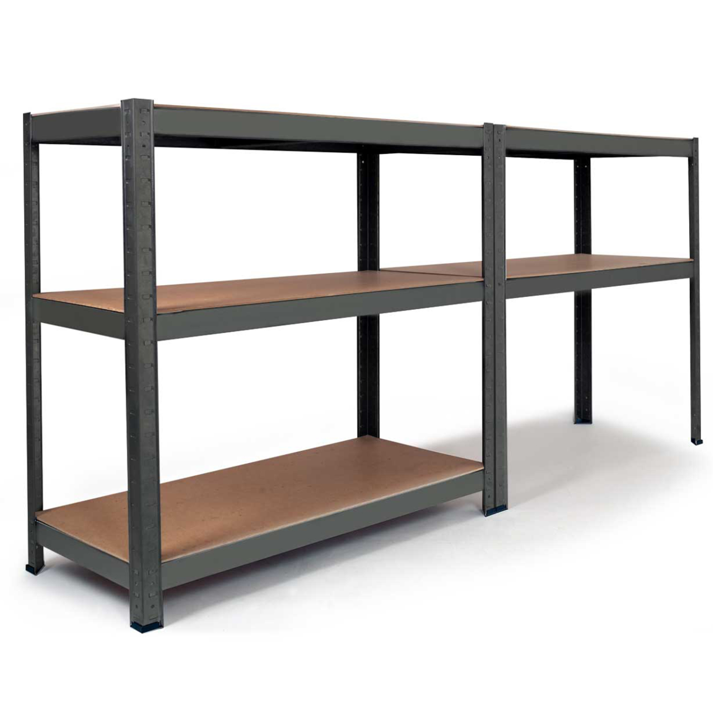 Étagères modulables charges lourdes en métal 180 cm | ID Market