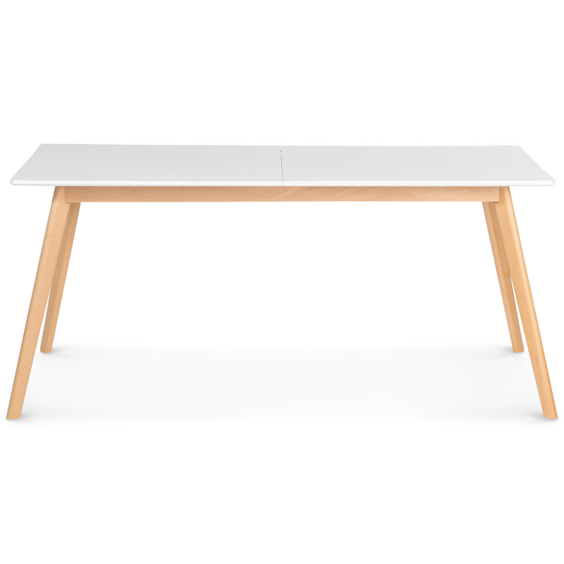 Table scandinave extensible blanche 6 personnes pas cher | ID Market