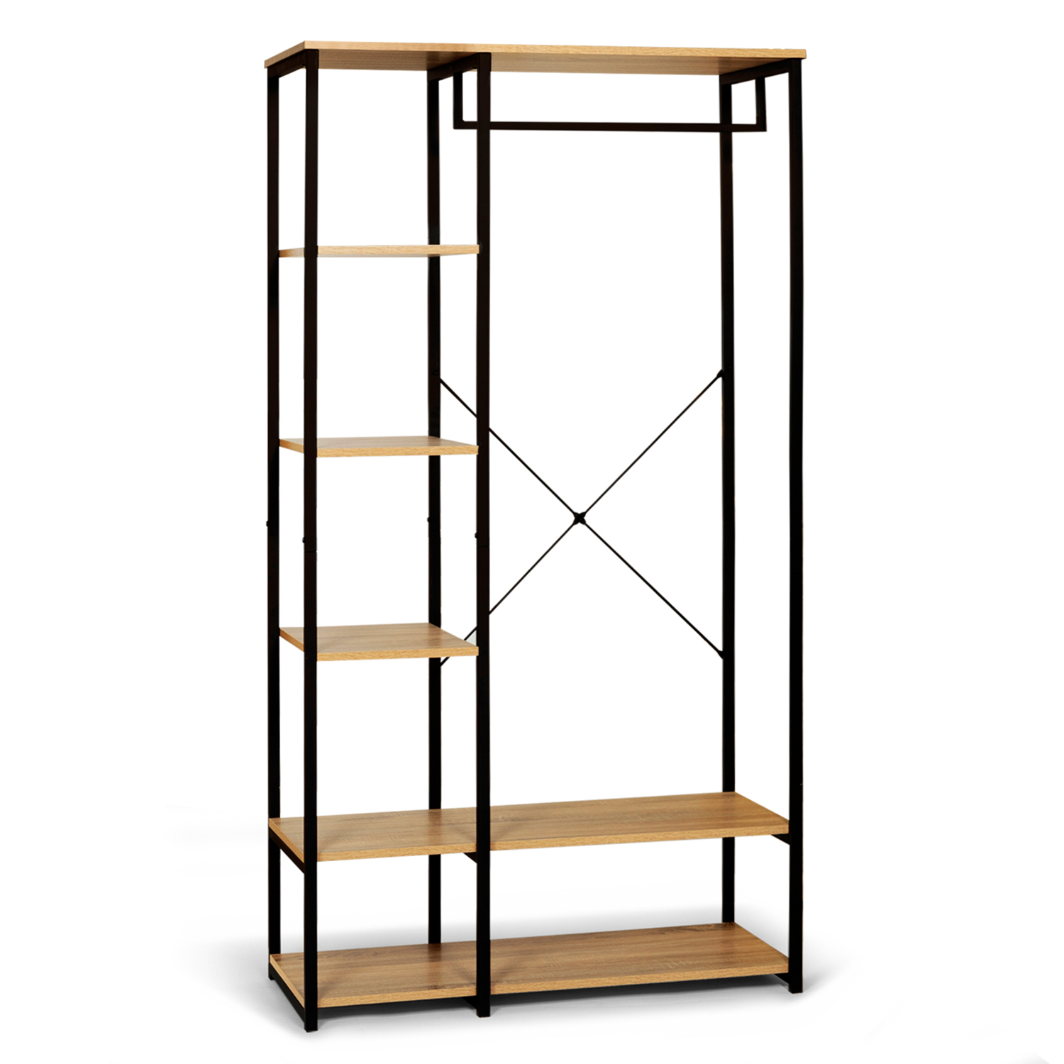 Dressing ouvert modulable pas cher style industriel 90 cm - DETROIT ...