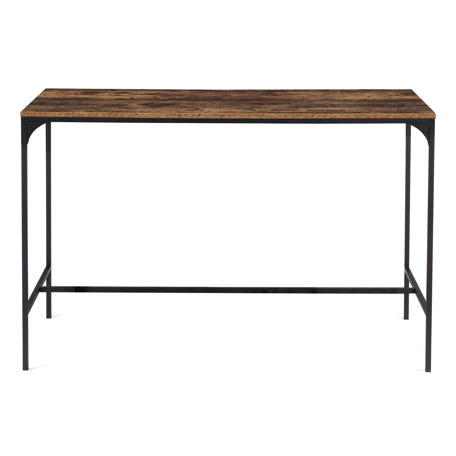 Table haute avec tabourets x6 style industriel effet vieilli - DAYTON ...