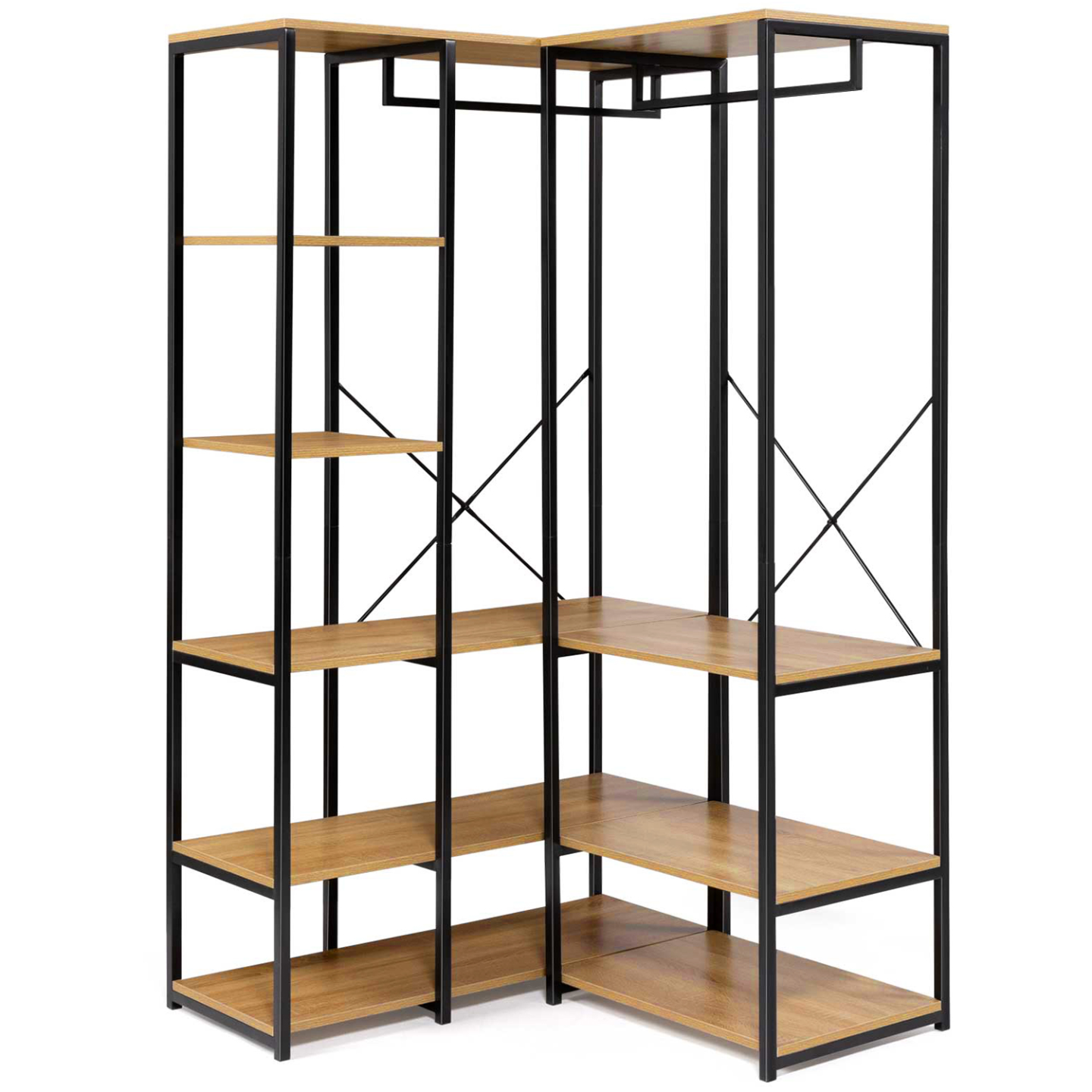 Dressing ouvert modulable pas cher style industriel 150 cm - DETROIT ...