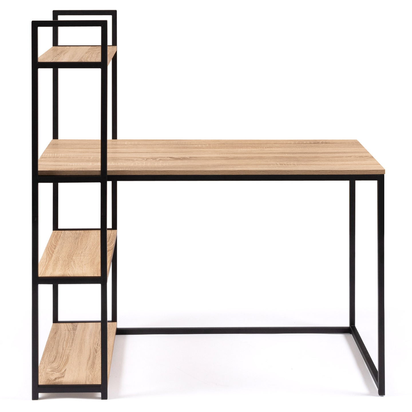 Goedkoop industrieel bureau uit hout en metaal | ID Market