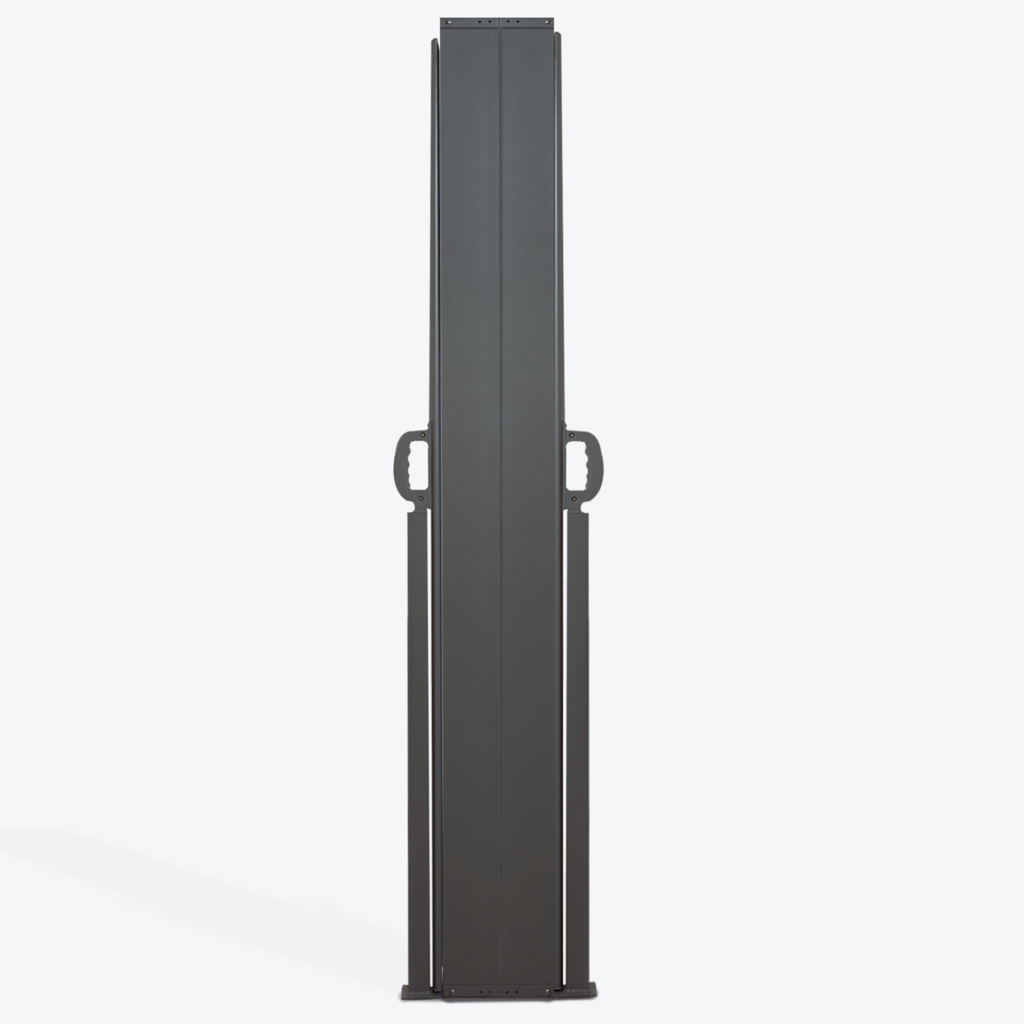 Paravent rétractable double 180 x 800 cm gris anthracite | ID Market
