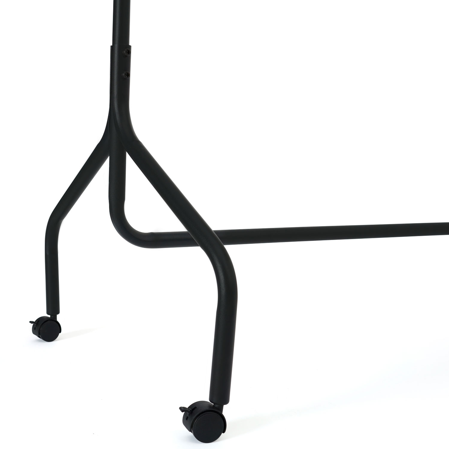 Portant vêtements pas cher en métal noir 182 cm - POLA | ID Market
