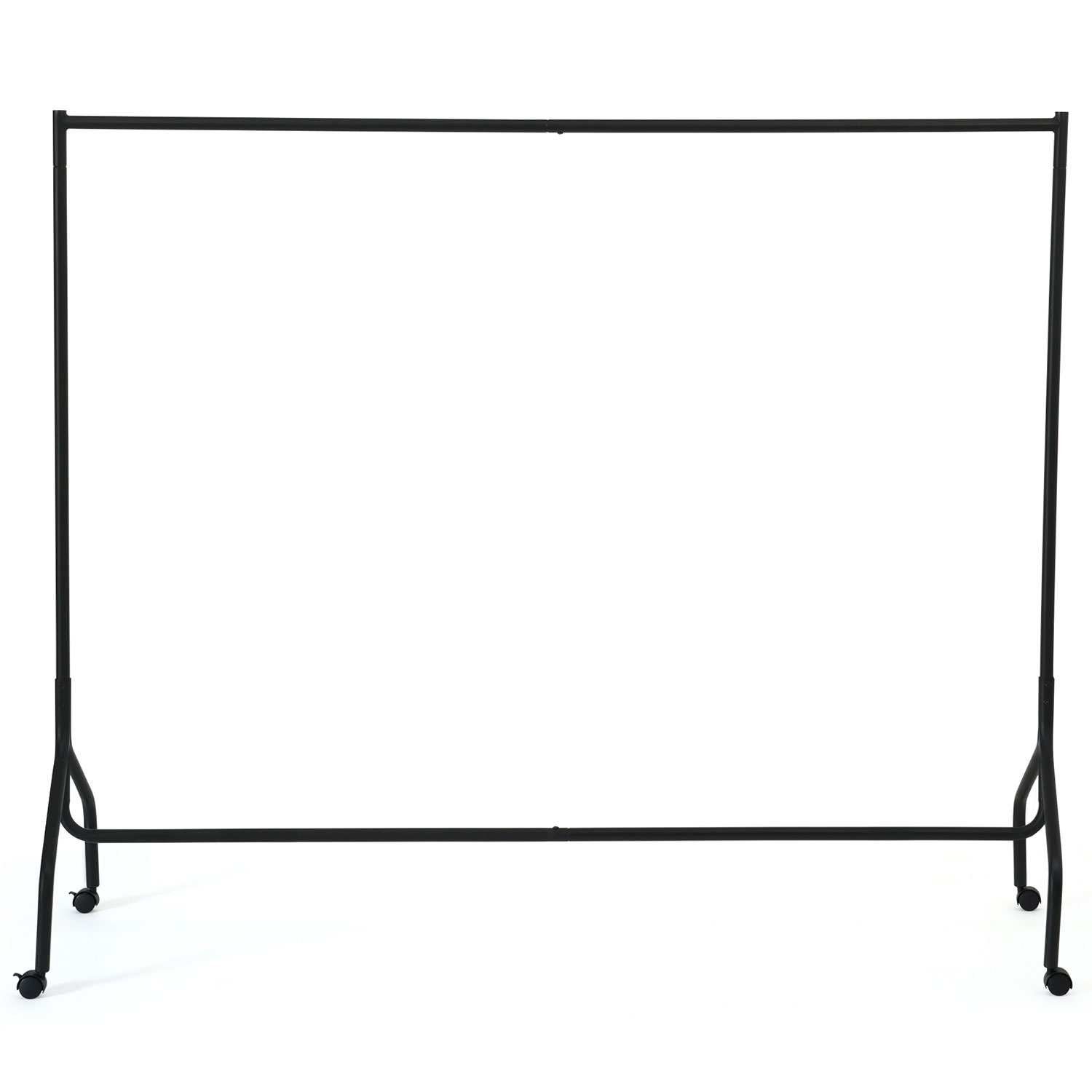 Portant vêtements pas cher en métal noir 182 cm - POLA | ID Market
