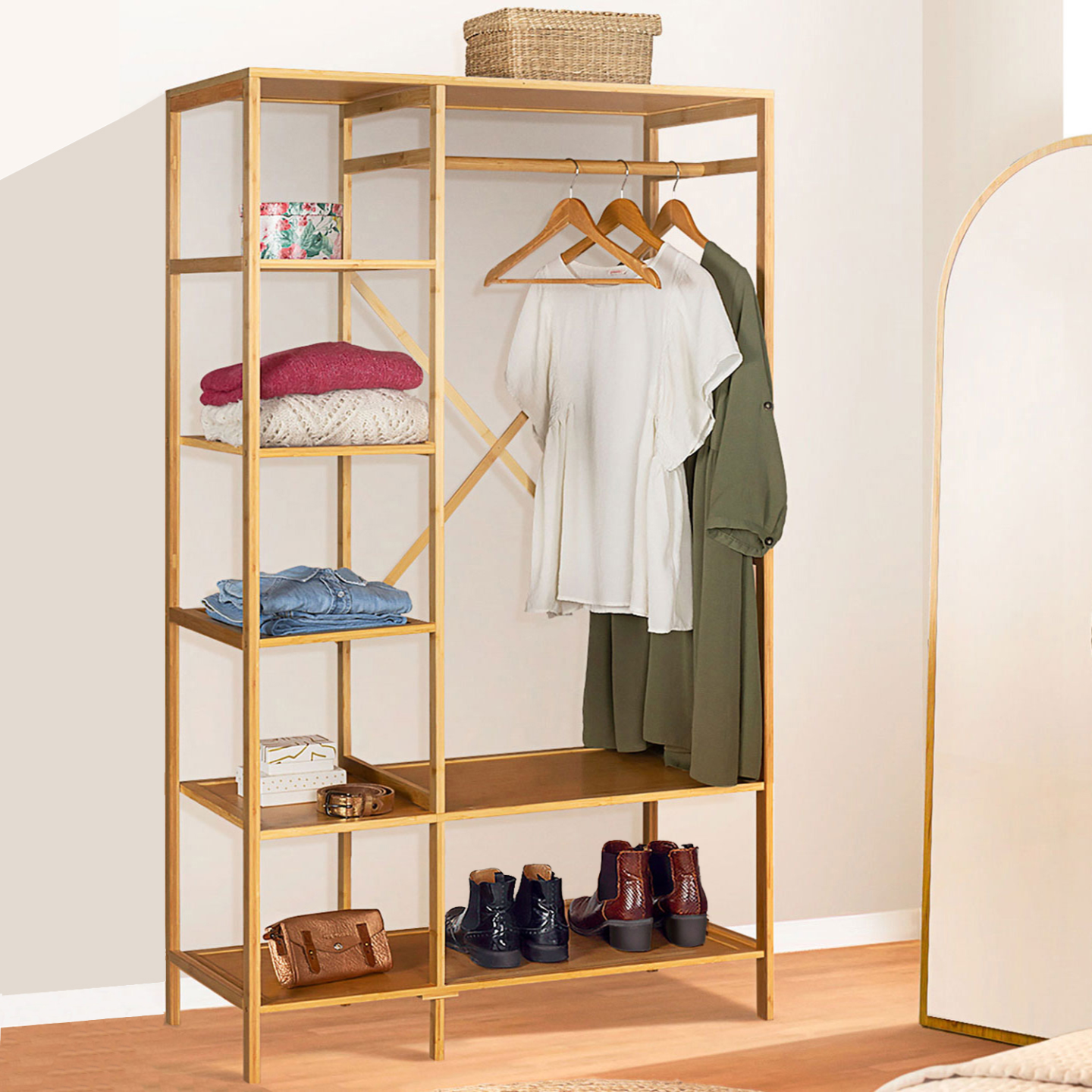 Meuble chambre : lits, têtes de lit, dressing, portant - IDMarket.com (8)