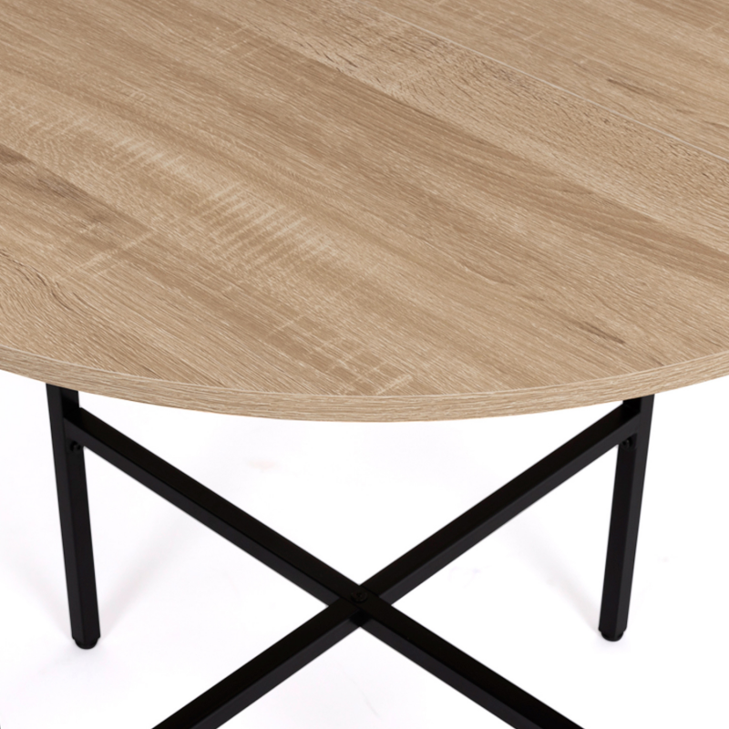 Table ronde industrielle 80 cm 2-4 personnes - DETROIT | ID Market