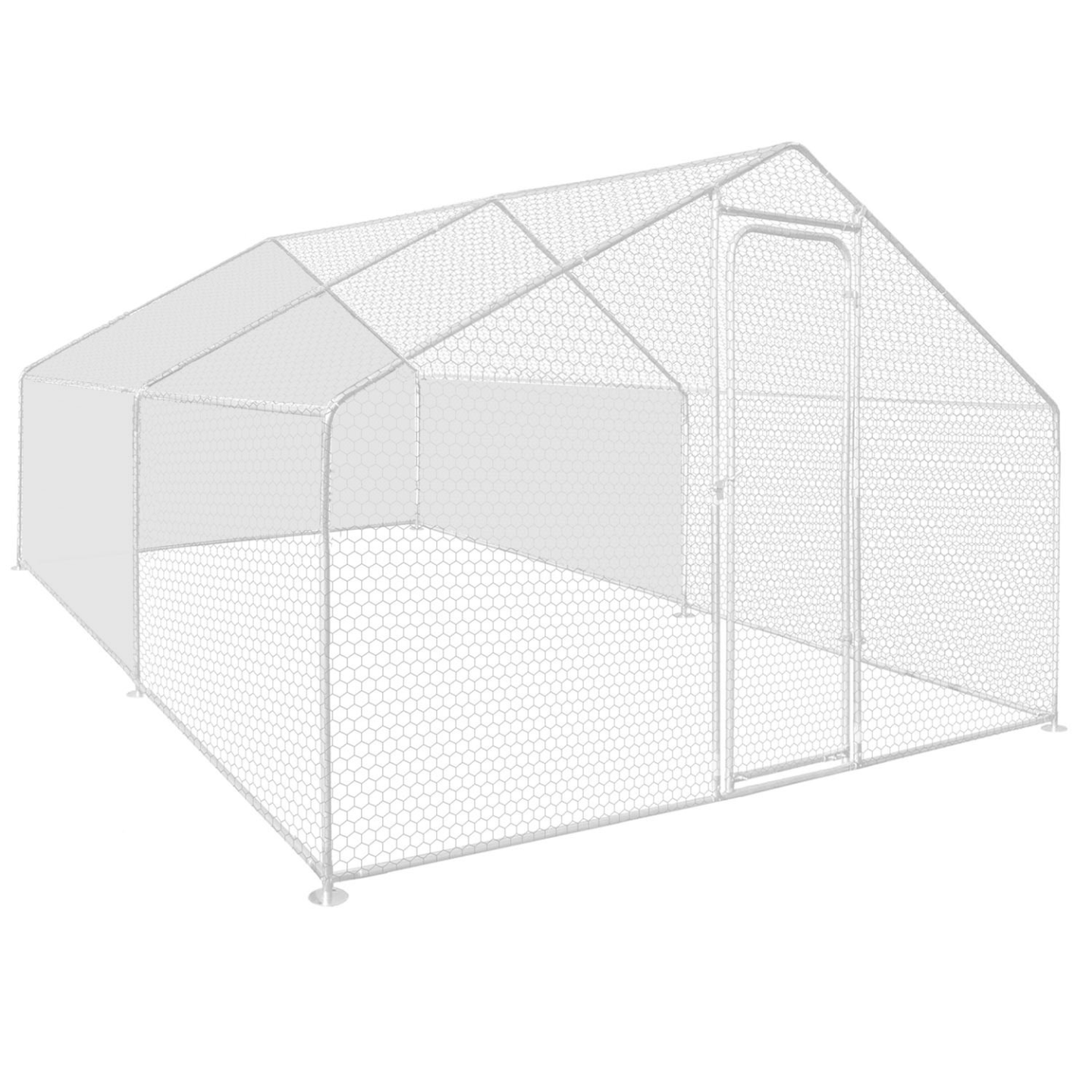 Teloni impermeabili bianchi per recinti avicoli 150gr | ID Market