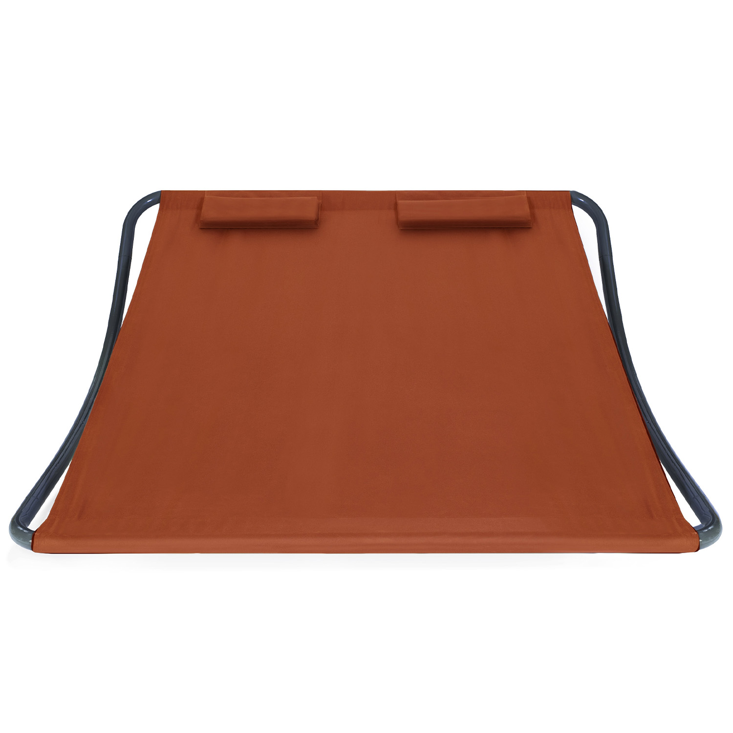 Lit bain de soleil double terracotta| ID Market