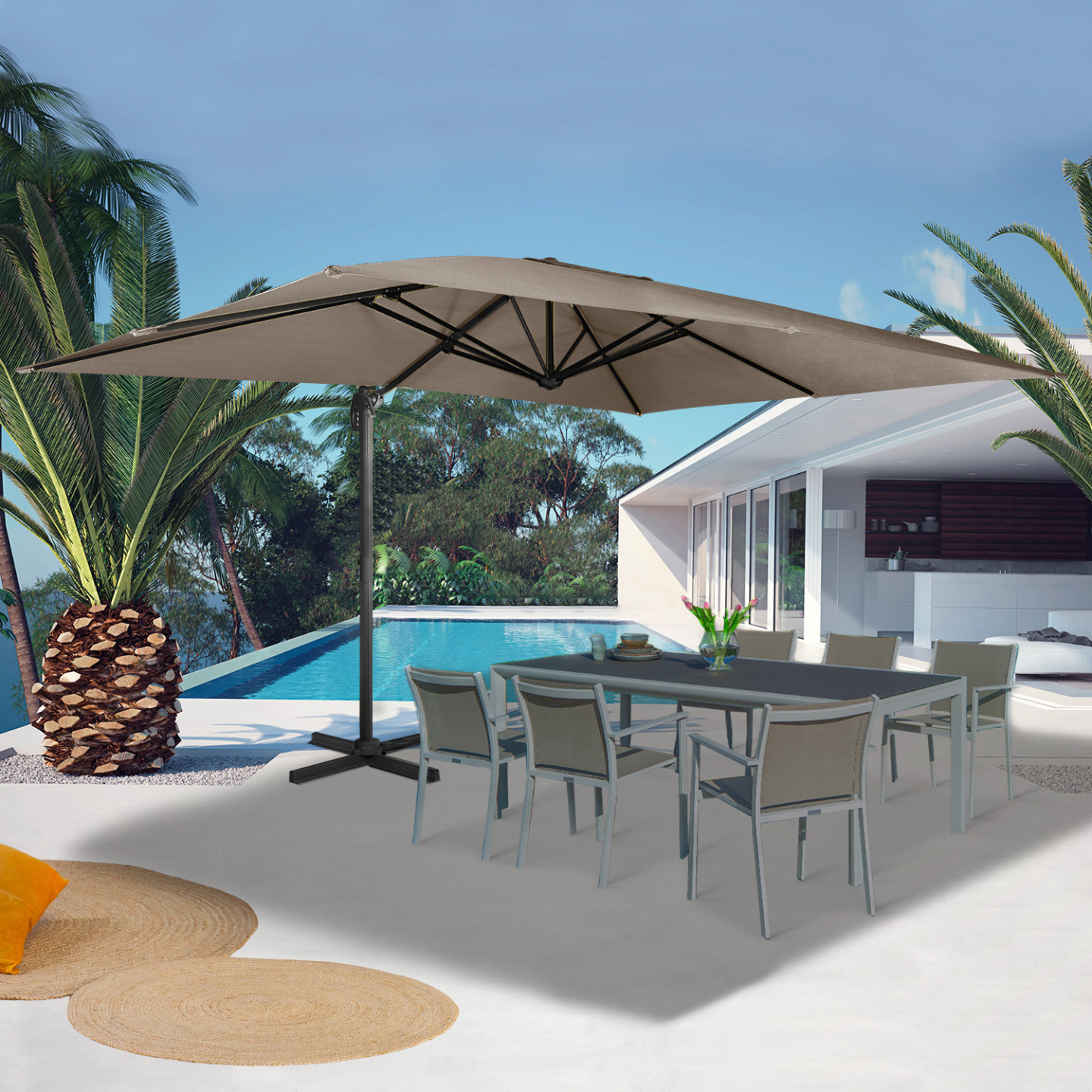 Parasol Rectangulaire 3x4m