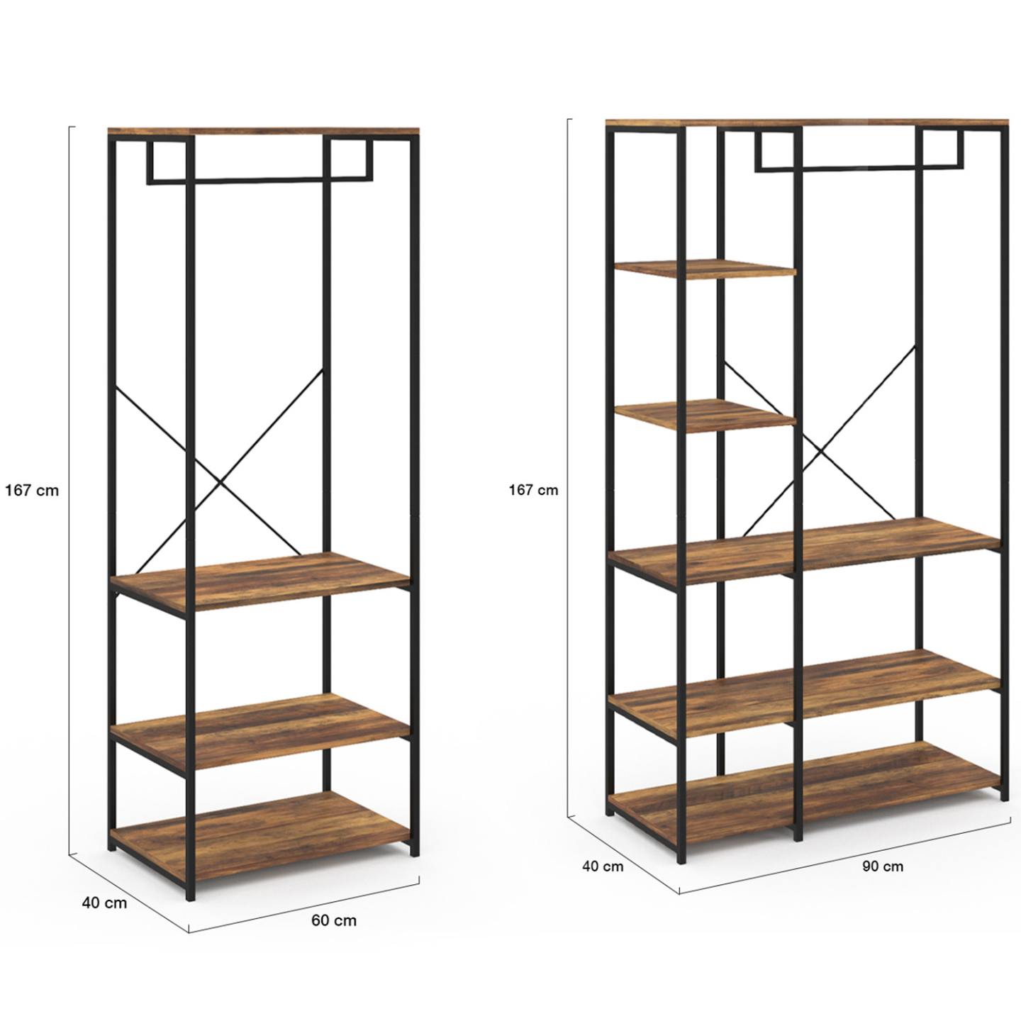 Grand dressing modulable industriel XXL - HAWKINS | ID Market