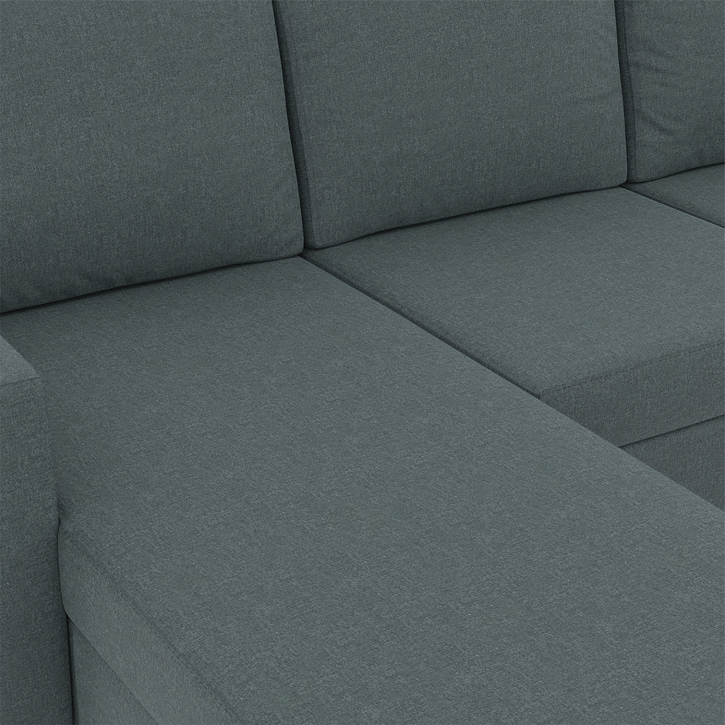 Sofá rinconera reversible 3 plazas gris antracita - MARIUS | ID Market