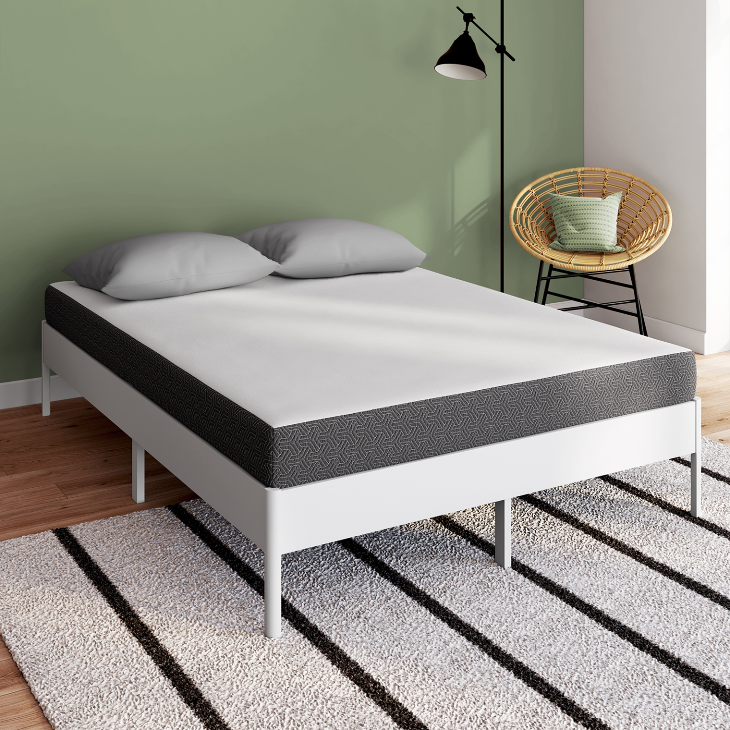Goedkoop traagschuim matras 140x190 dikte 16 cm - STELLA | ID Market
