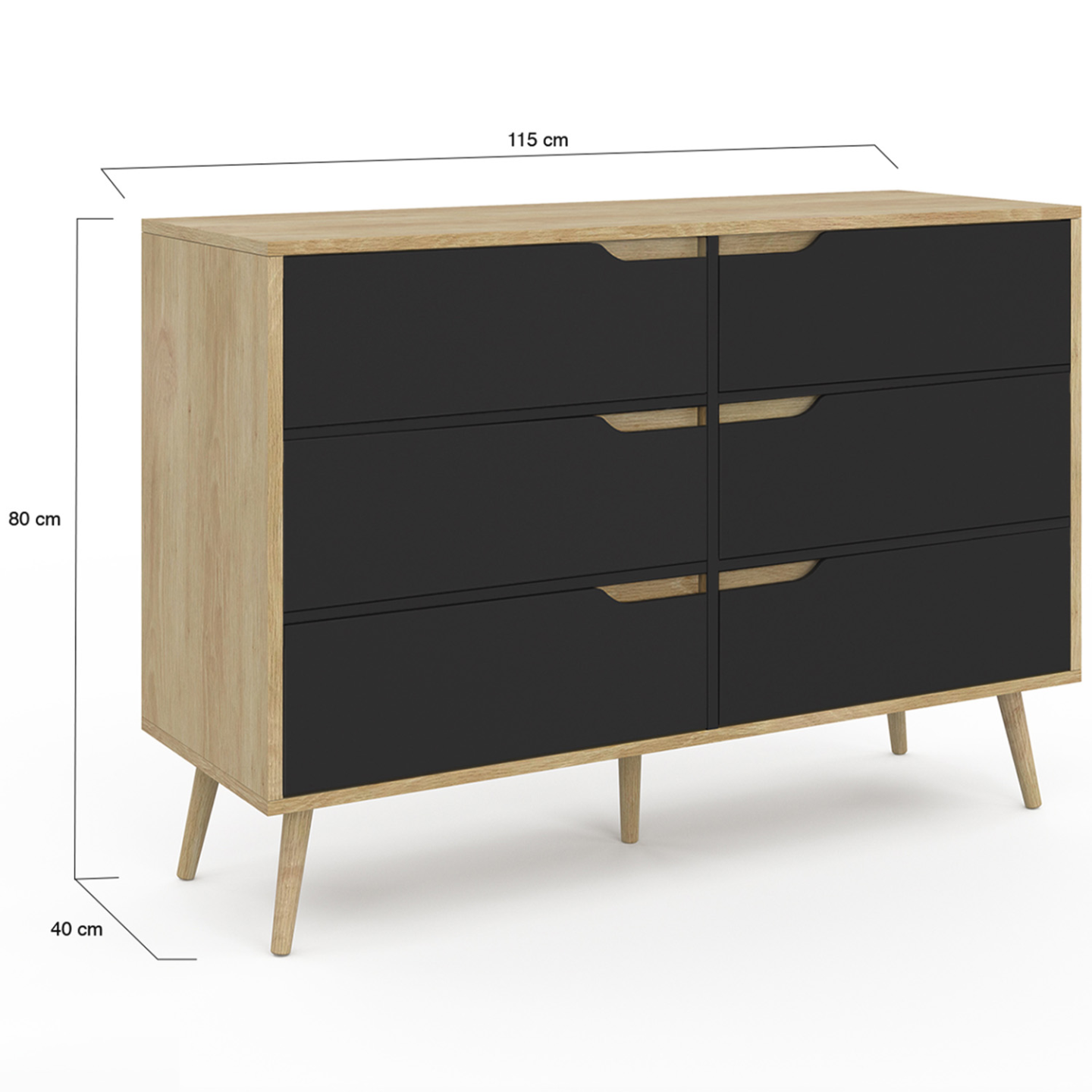 Commode 6 Tiroirs Butnull