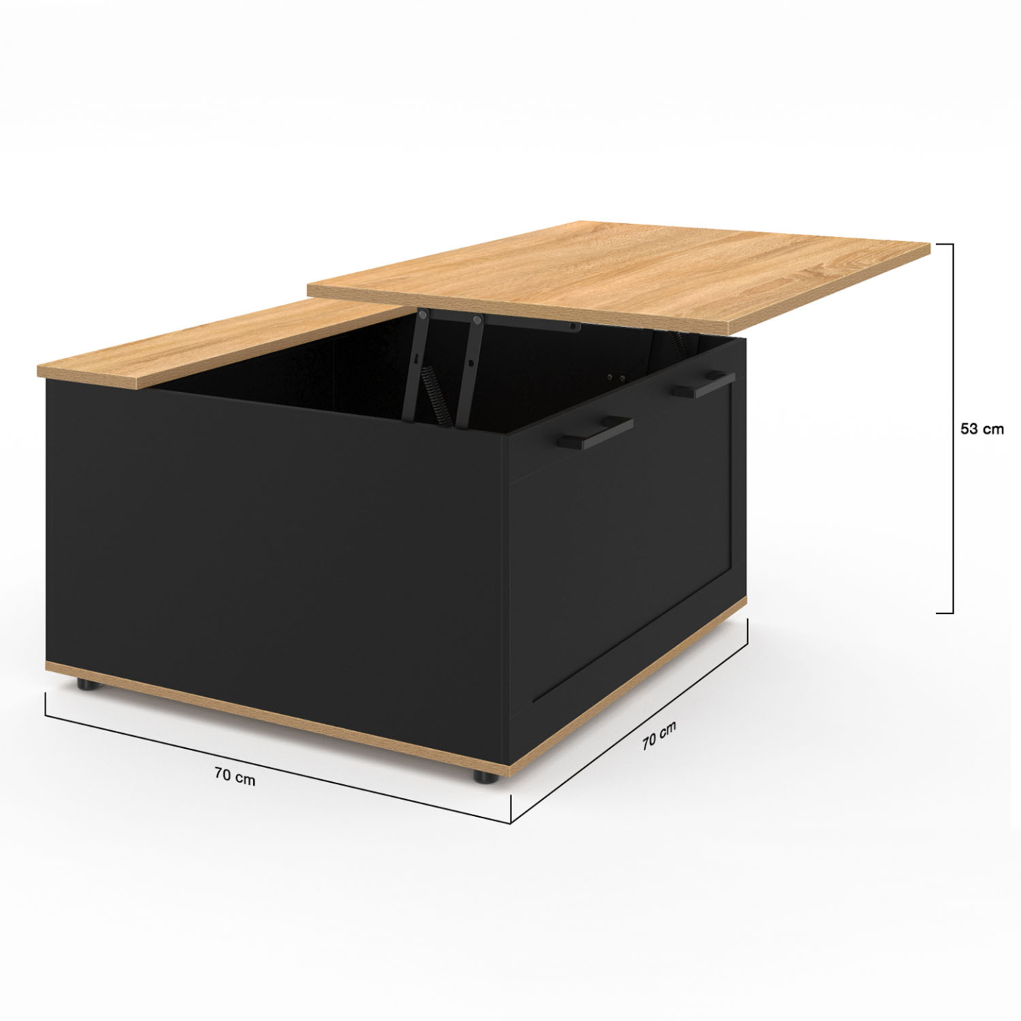 Table basse carrée avec plateau relevable - VITO | ID Market