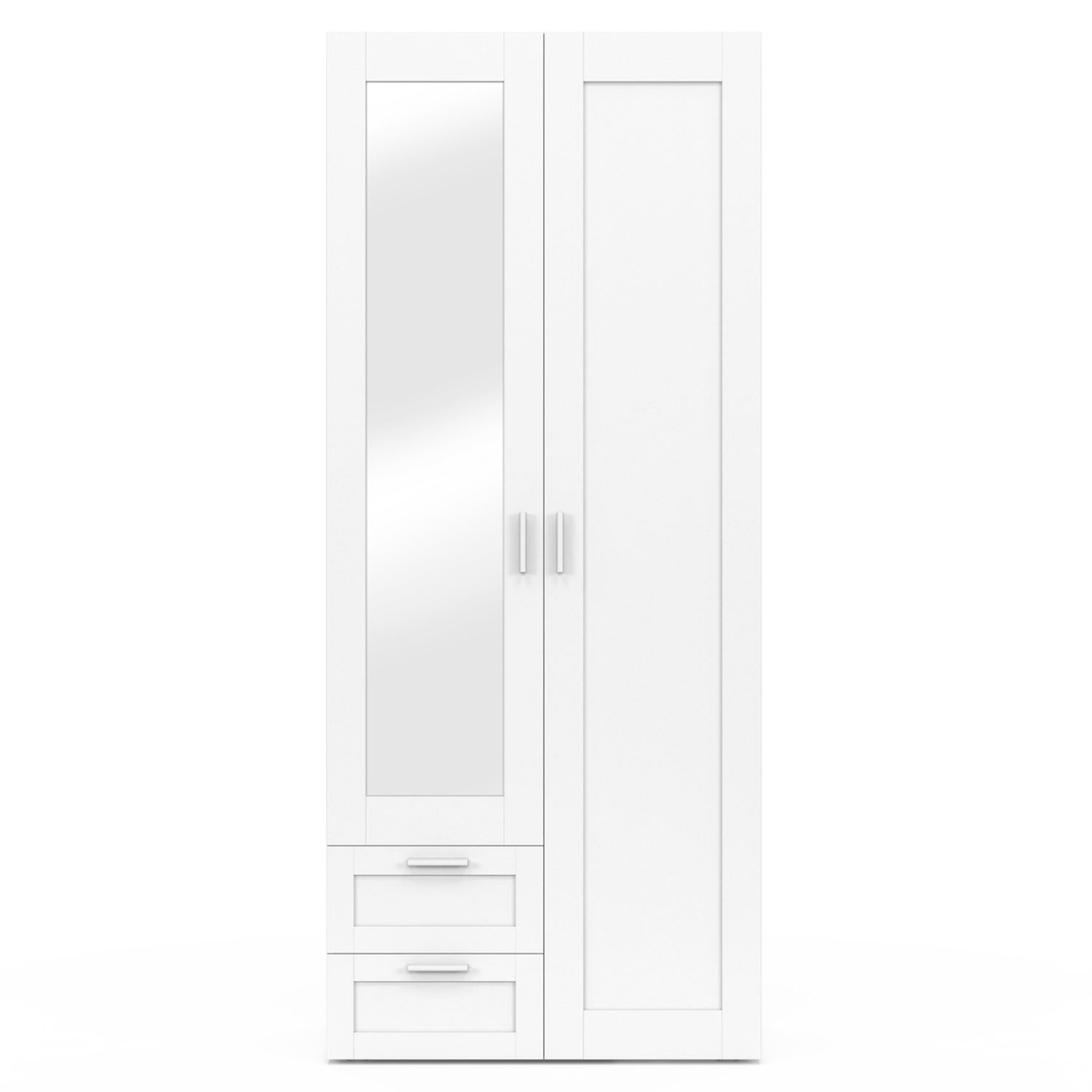 Armoire Blanche Avec Miroir