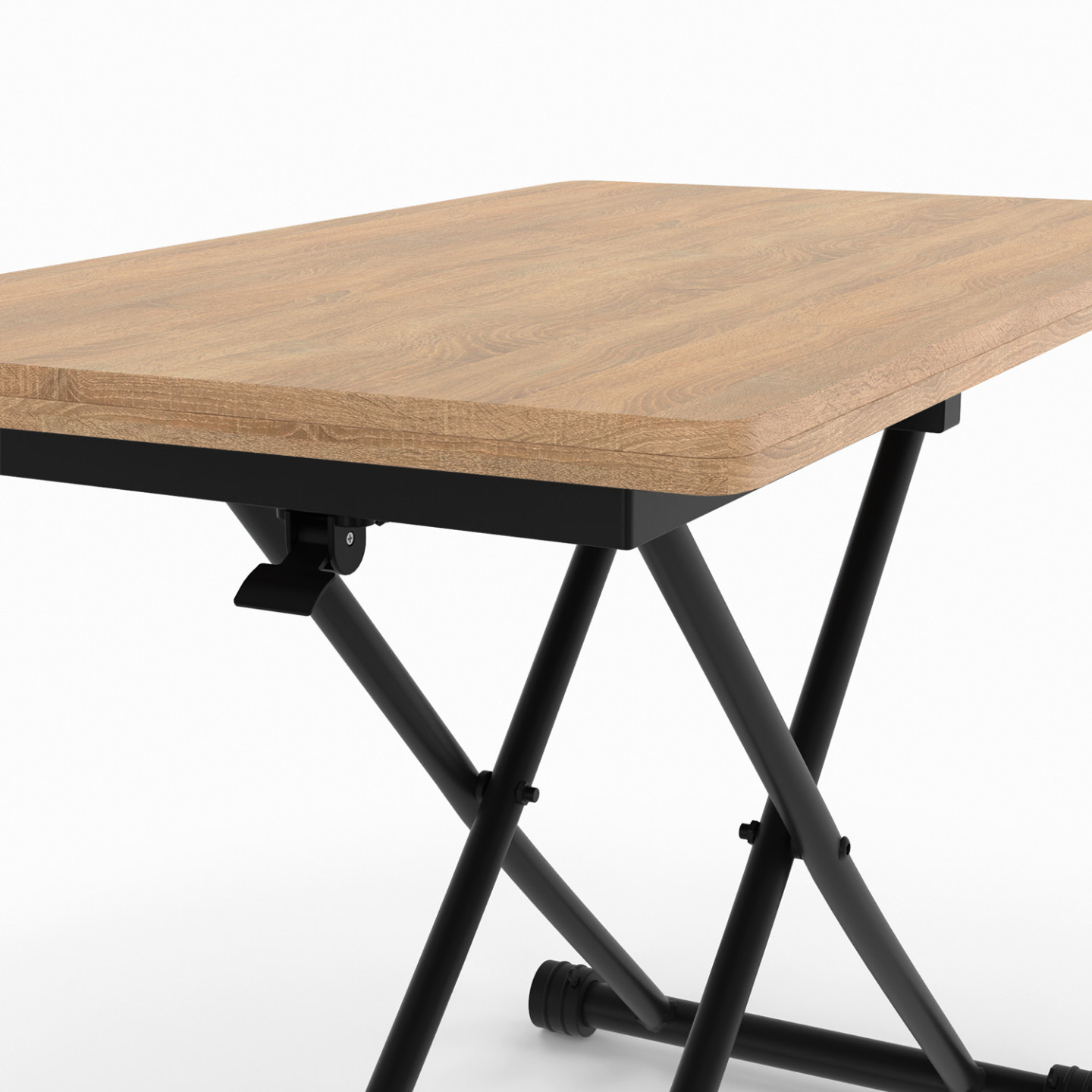 Table basse transformable en table à manger industrielle - URBANA | ID ...