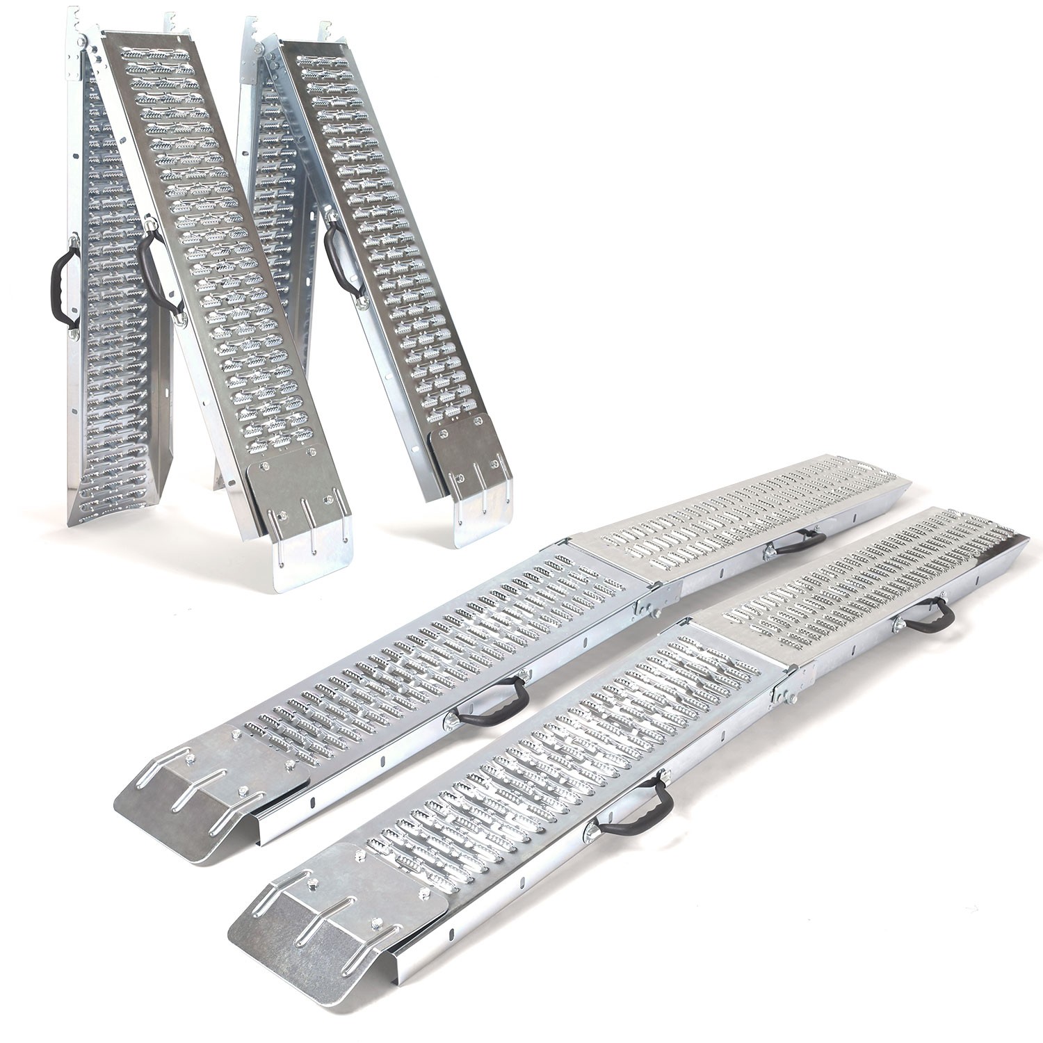 Rampe de chargement pour remorque pliable en métal | ID Market