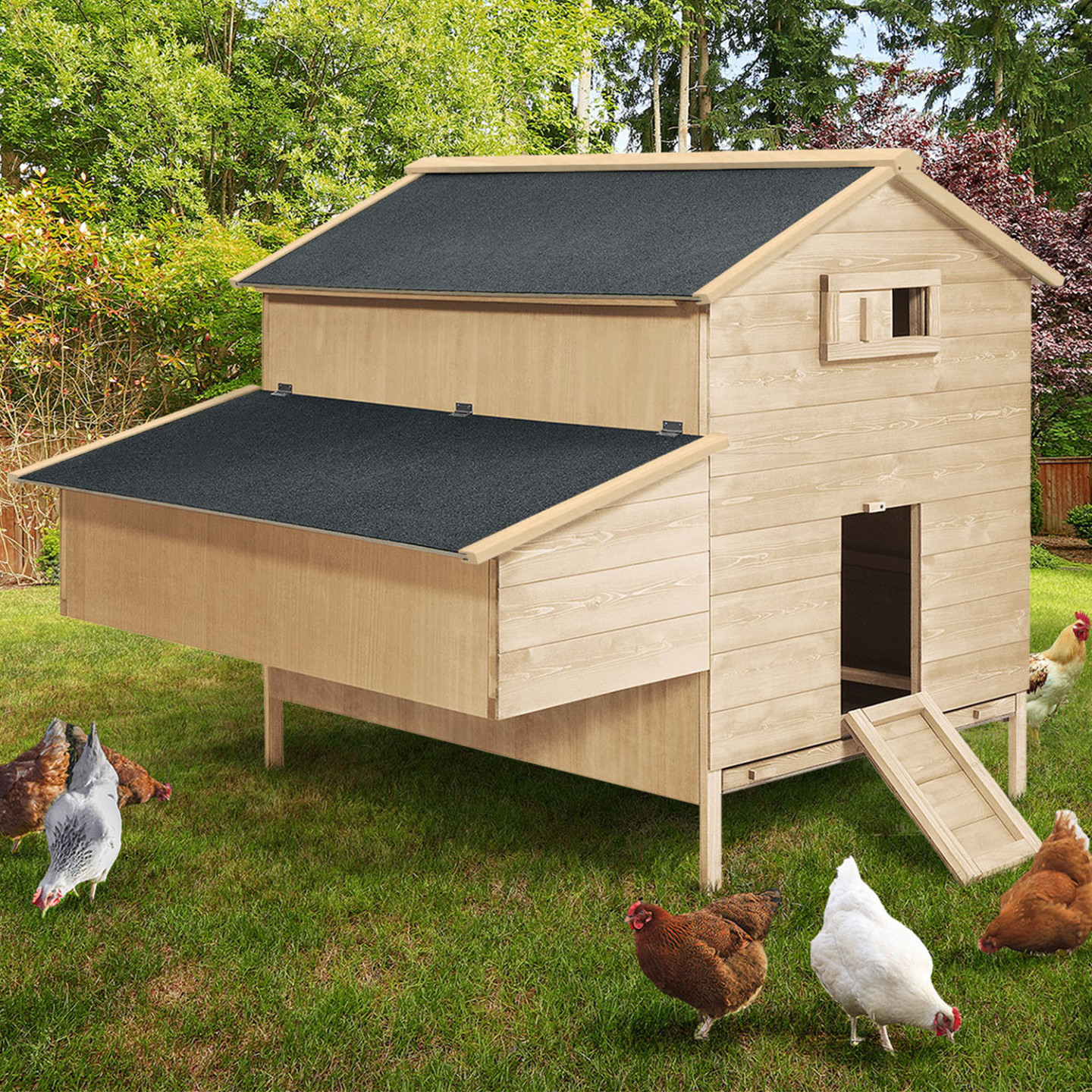 Poulailler pas cher - Cage et cabane à poules - IdMarket