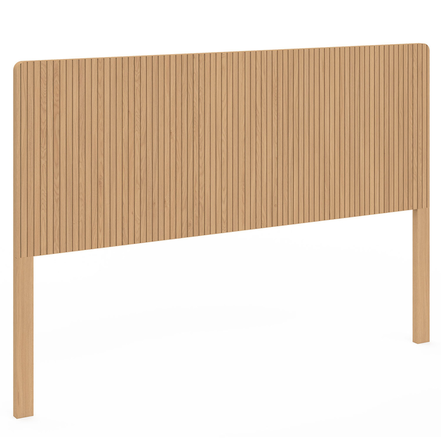 Tête de lit 160cm sur pied effet lattes - JULIETTE | IdMarket